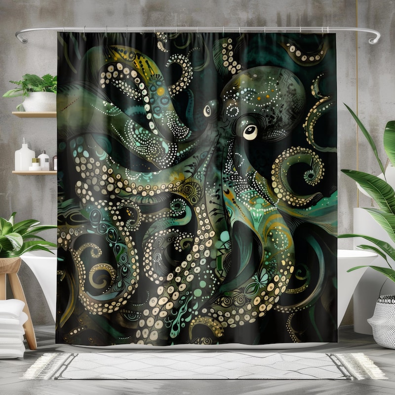 Unique Shower Curtain - Etsy