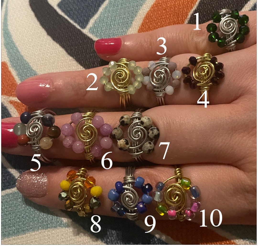 Wire Funnel Rings - Etsy