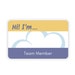 Cloud 9 Name Tag Sticker, Superstore Costume, Cosplay Badge - Etsy