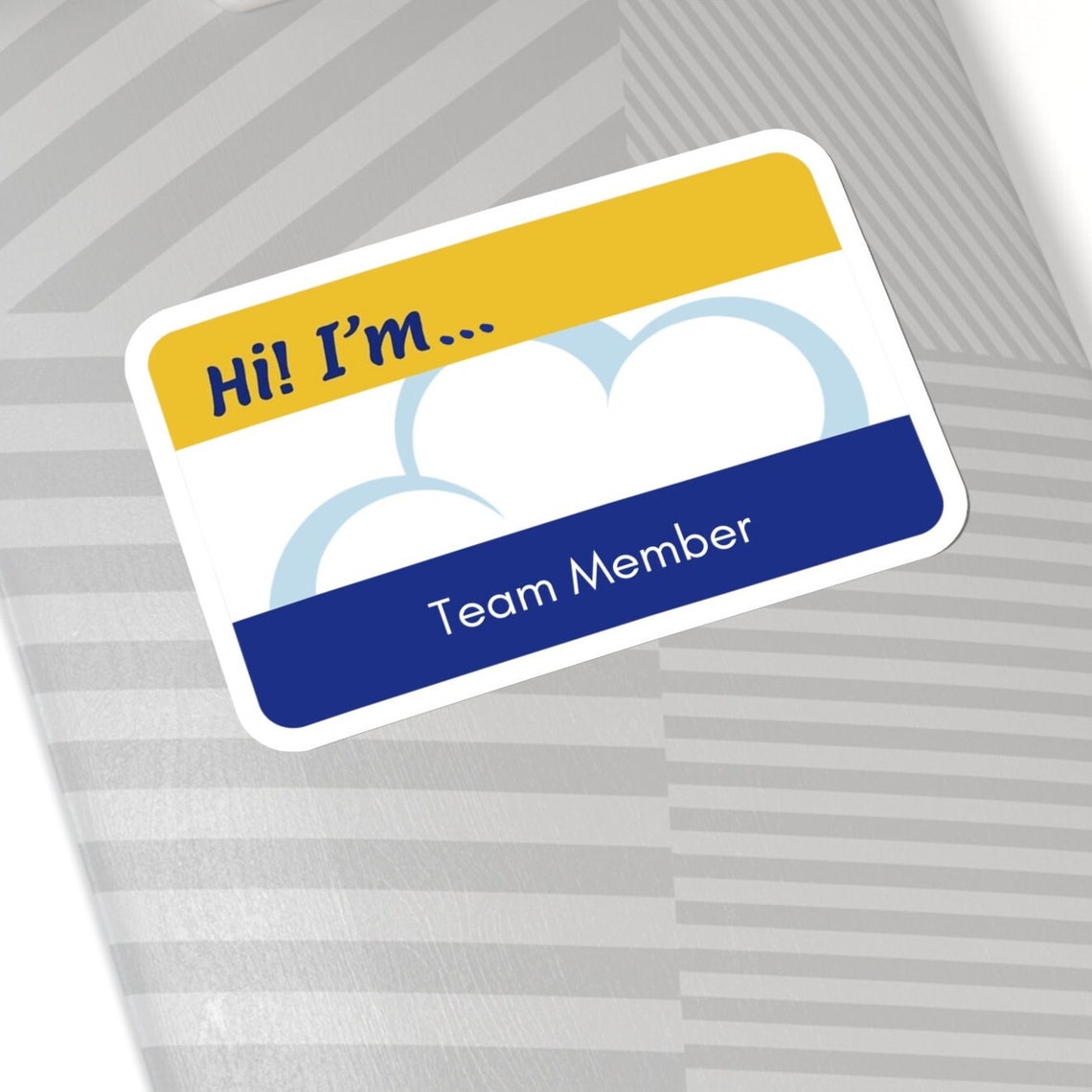 Cloud 9 Name Tag Sticker, Superstore Costume, Cosplay Badge - Etsy