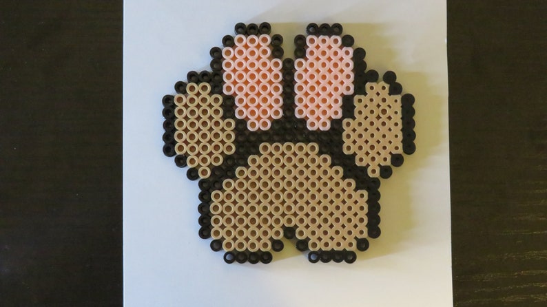 Dog Paw Print Perler Bead - Etsy