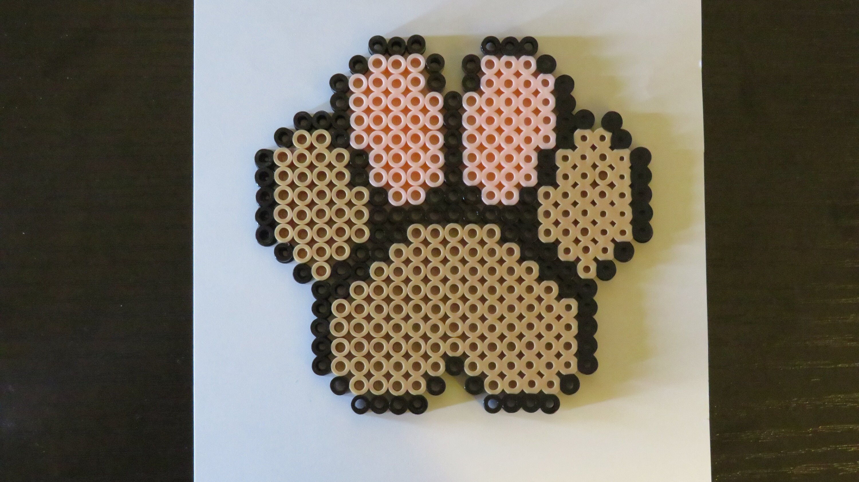 Fuse Bead Pattern Paw Print