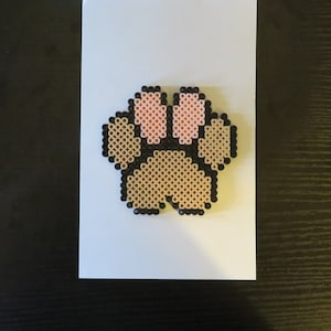 Dog Paw Print Perler Bead - Etsy