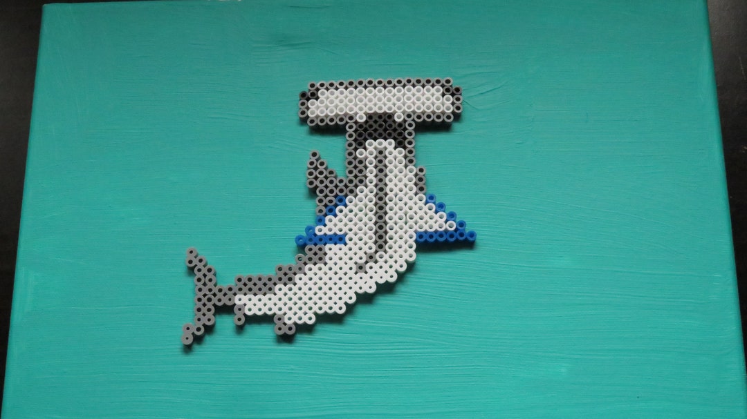 Hammerhead Shark Perler Beads - Etsy