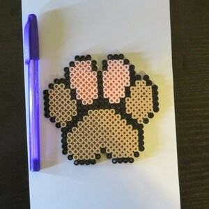 Dog Paw Print Perler Bead - Etsy