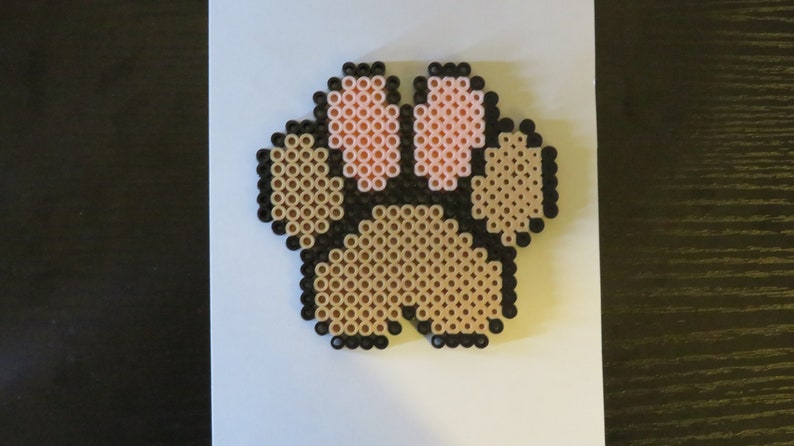 Dog Paw Print Perler Bead - Etsy