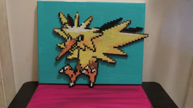 Zapdos Pokemon Perler Beads - Etsy
