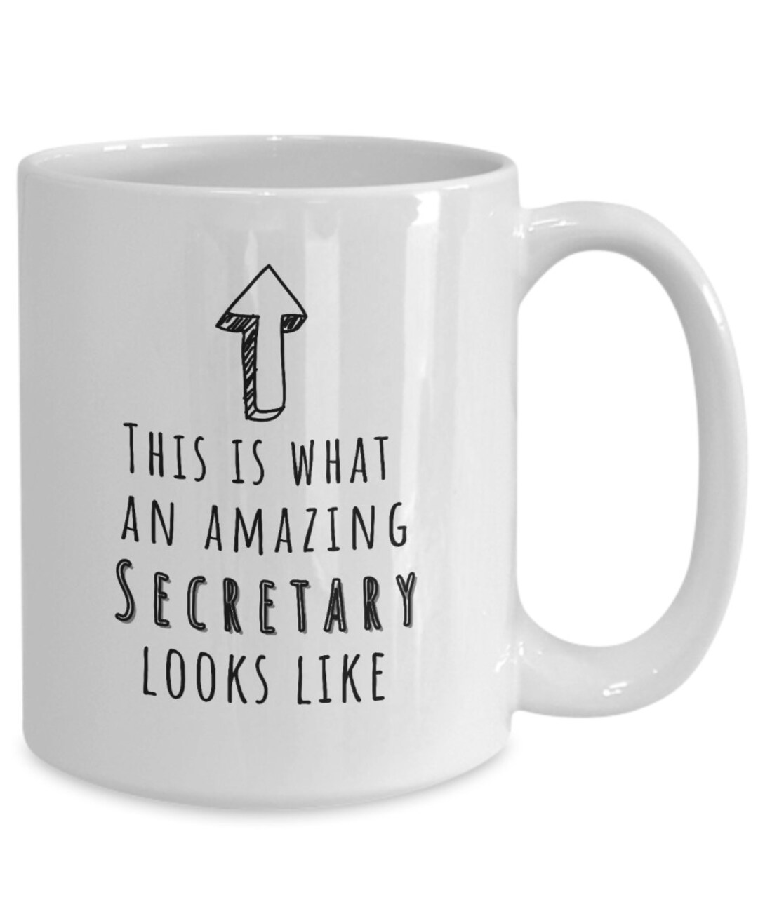 Secretary Gift Idea, 11 or 15 Oz Ceramic Mug, Amazing Secretary Gift ...