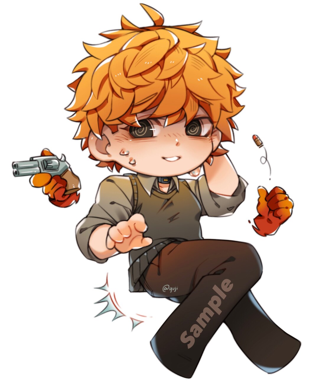 Keiji Acrylic Charm - Etsy