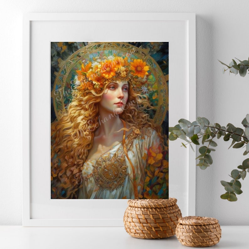 Sol Norse Goddess of the Sun Printable Art |DIGITAL DOWNLOAD. Perfect ...