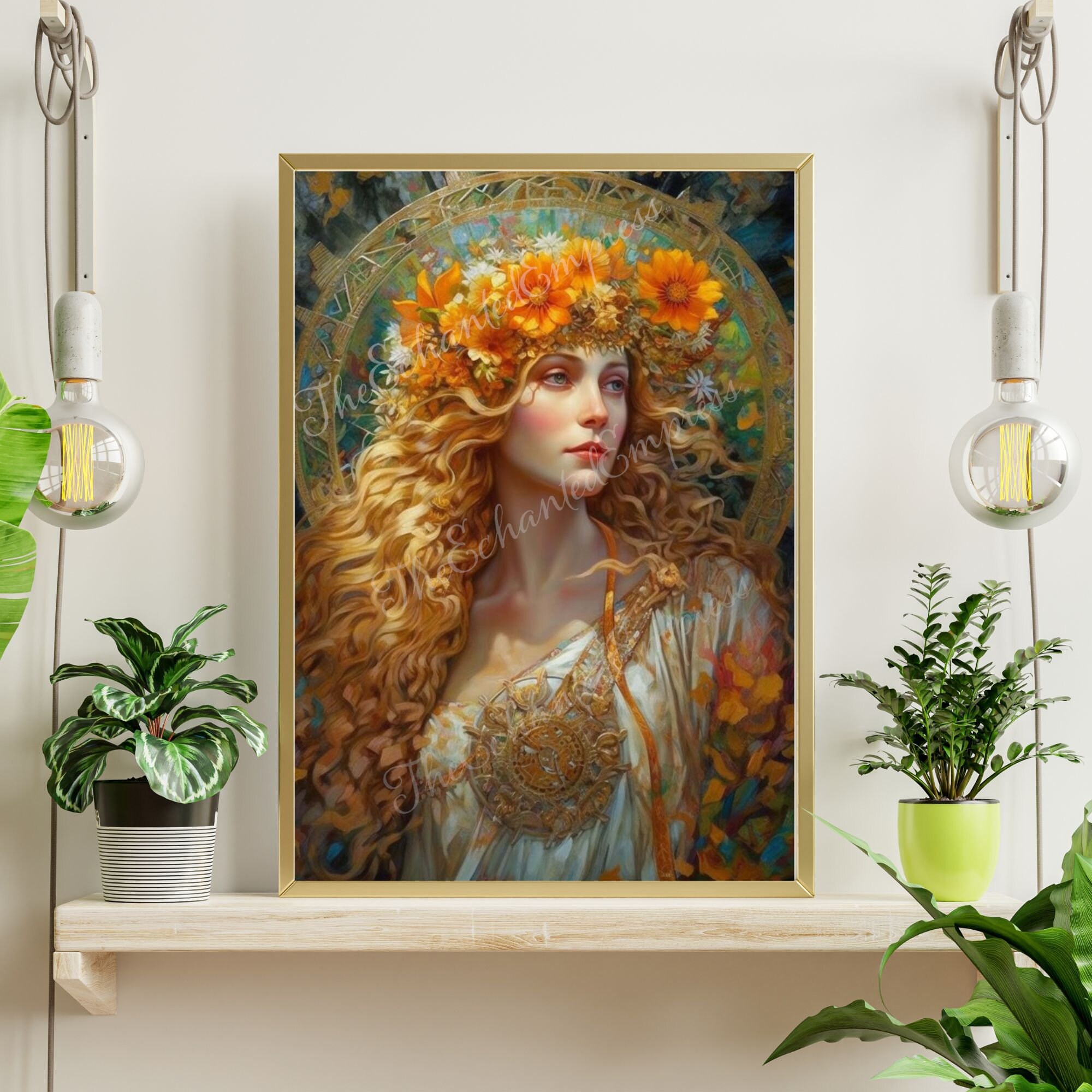 Sol Norse Goddess of the Sun Printable Art |DIGITAL DOWNLOAD. Perfect ...