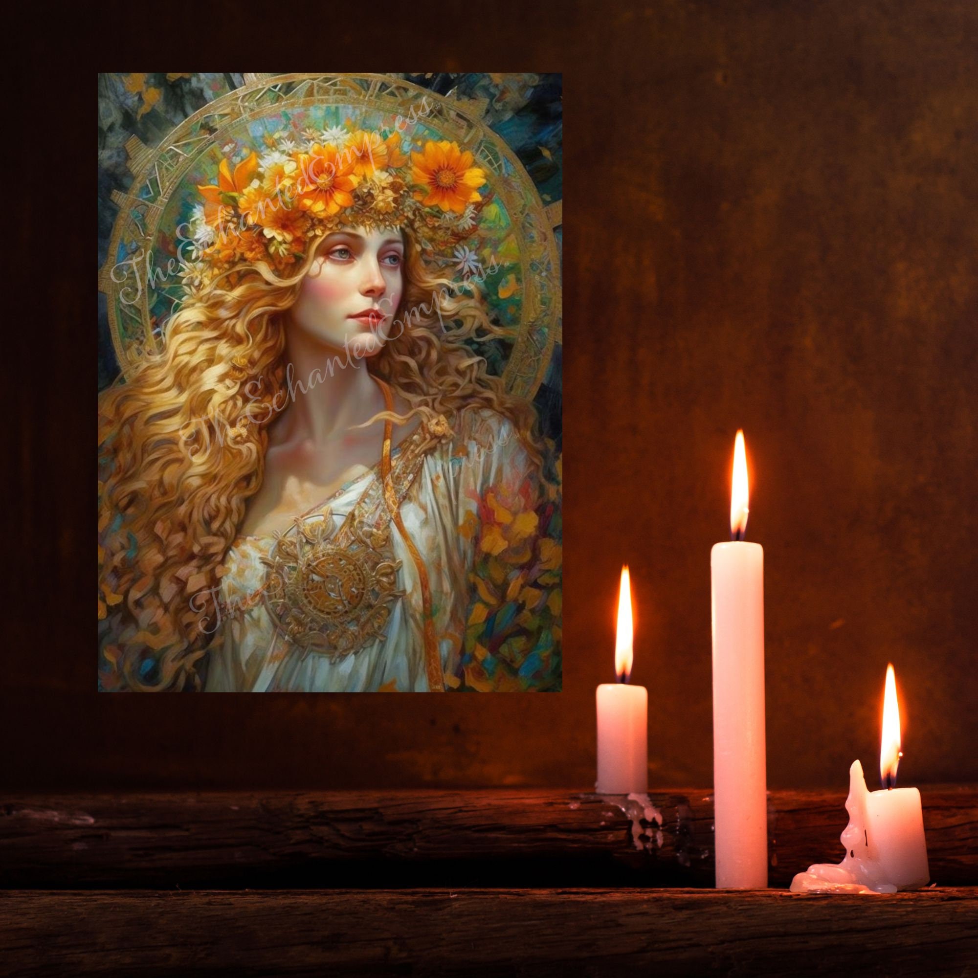 Sol Norse Goddess of the Sun Printable Art |DIGITAL DOWNLOAD. Perfect ...