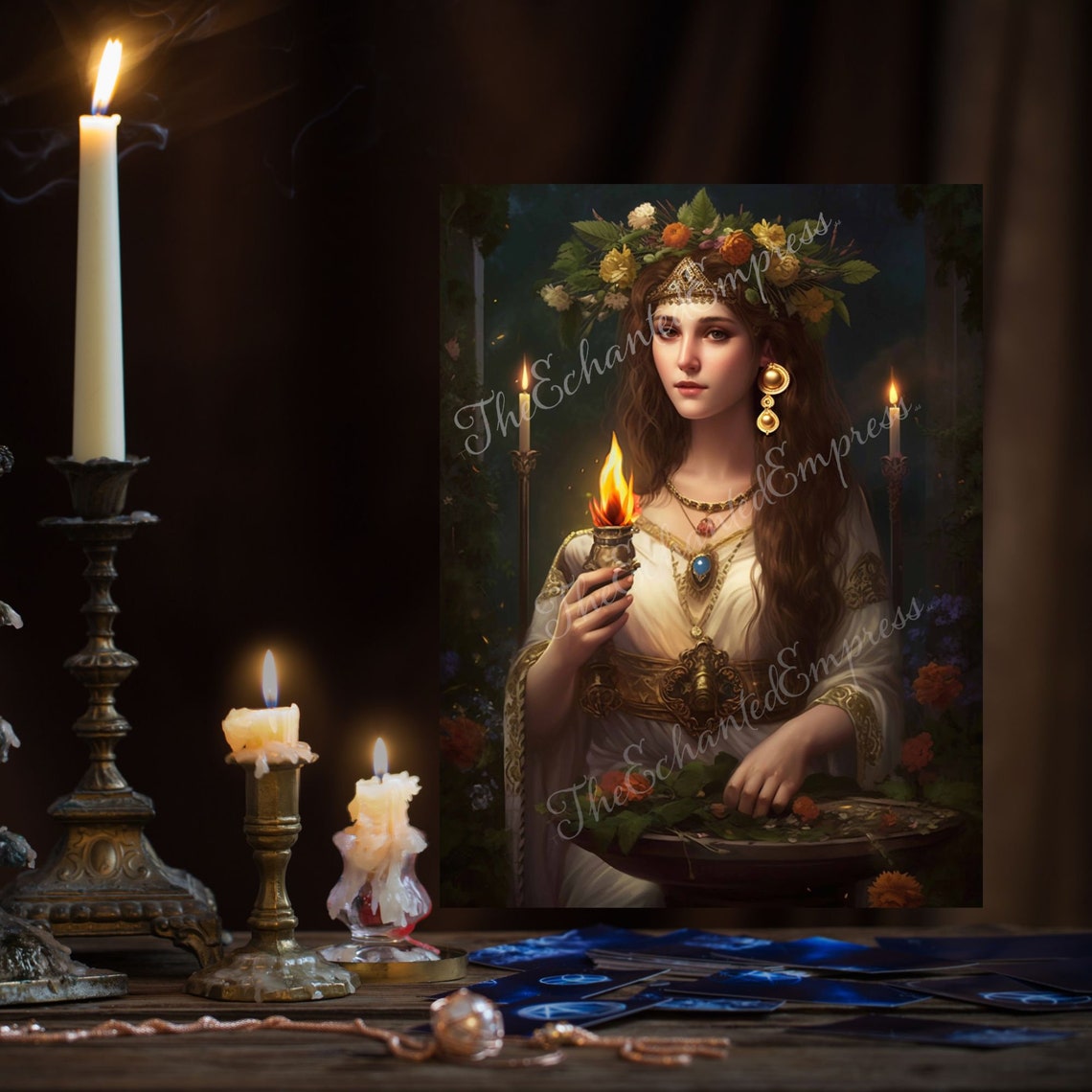 Hestia Greek Goddess of Hearth and Home Printable Art. DIGITAL DOWNLOAD ...