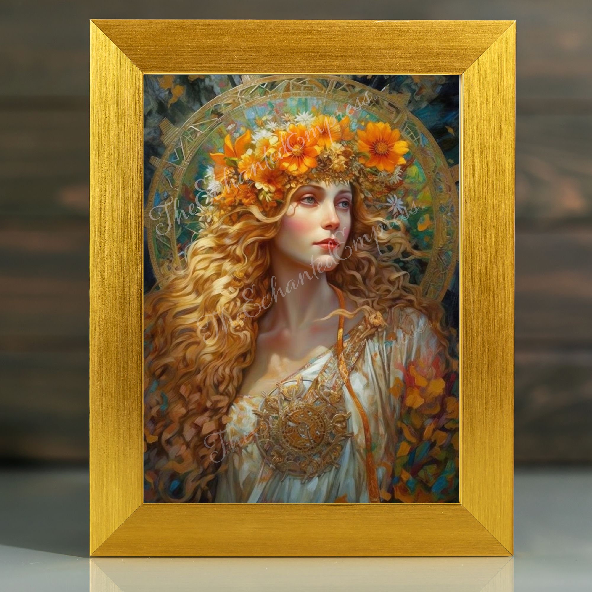 Sol Norse Goddess of the Sun Printable Art |DIGITAL DOWNLOAD. Perfect ...