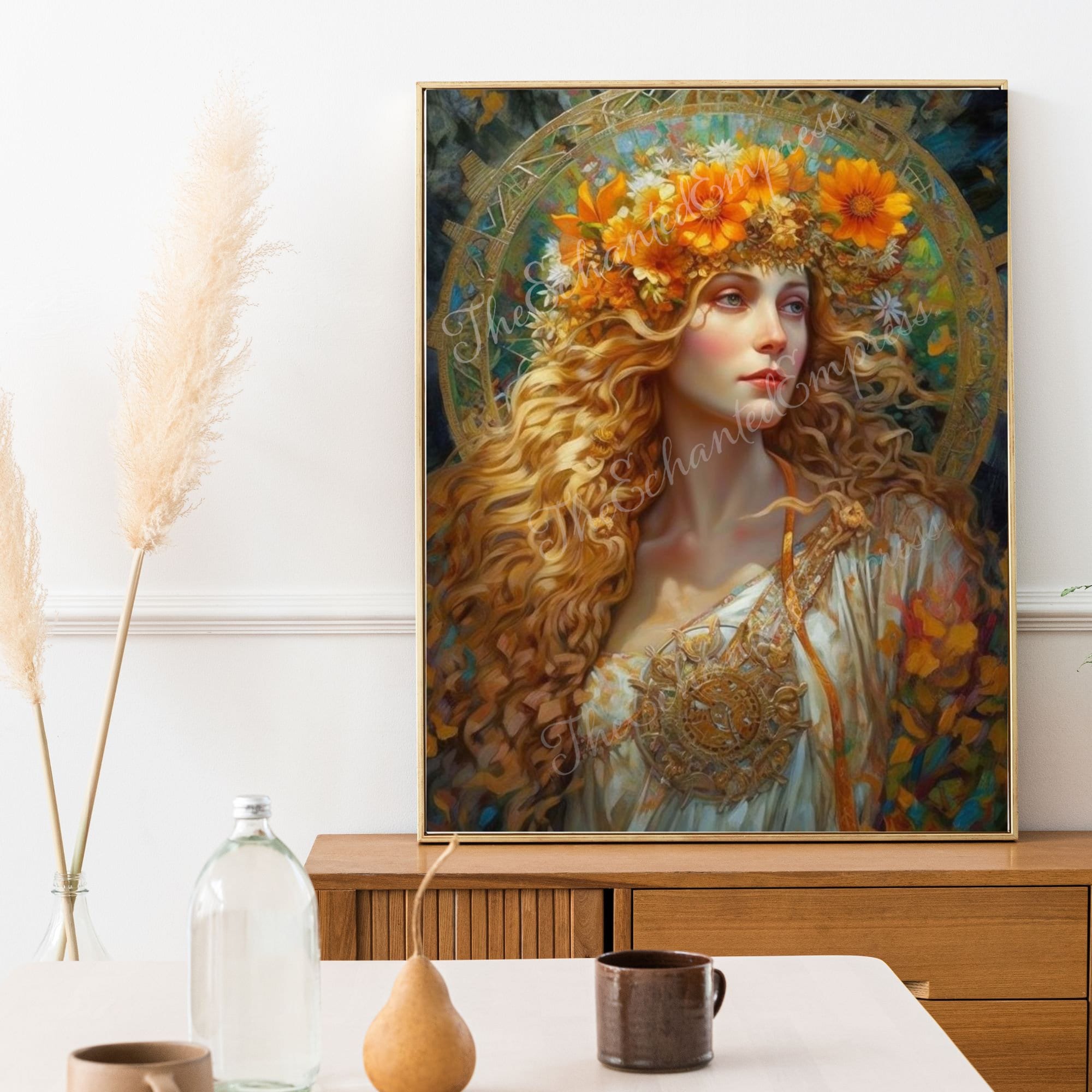 Sol Norse Goddess of the Sun Printable Art |DIGITAL DOWNLOAD. Perfect ...