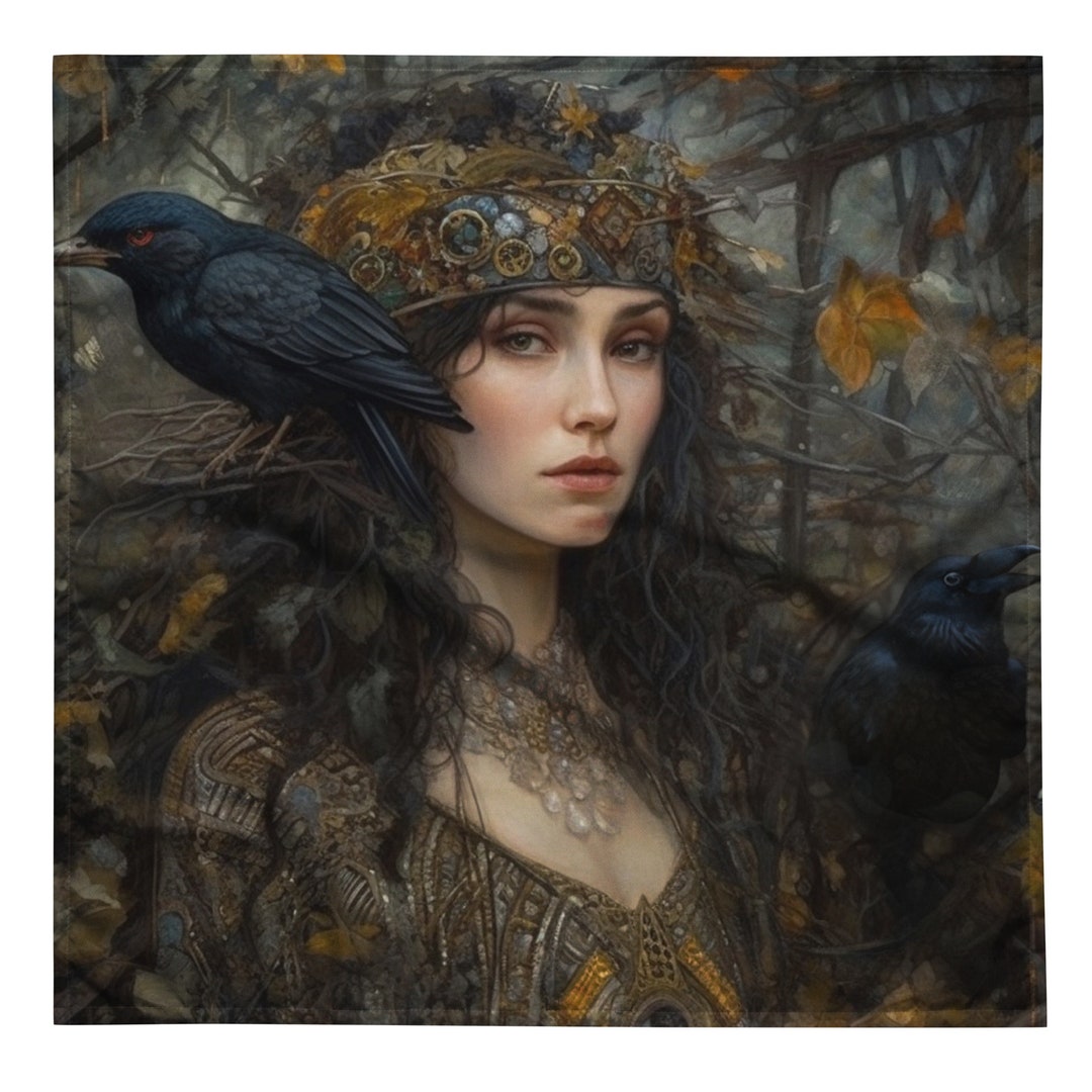 Warrior's Embrace: the Morrigan Tarot and Altar Cloth - Etsy