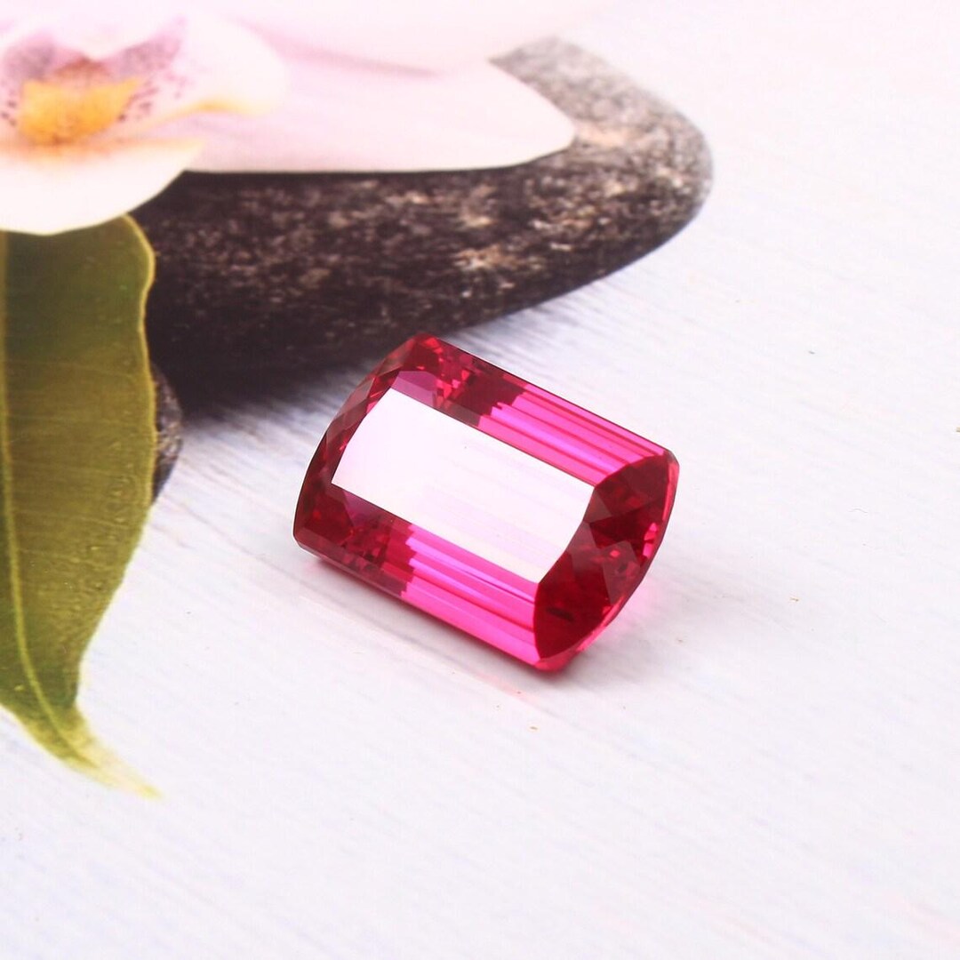 Flawless Mozambique Blood Red Ruby Loose Fancy Cushion Cut Gemstone Big ...