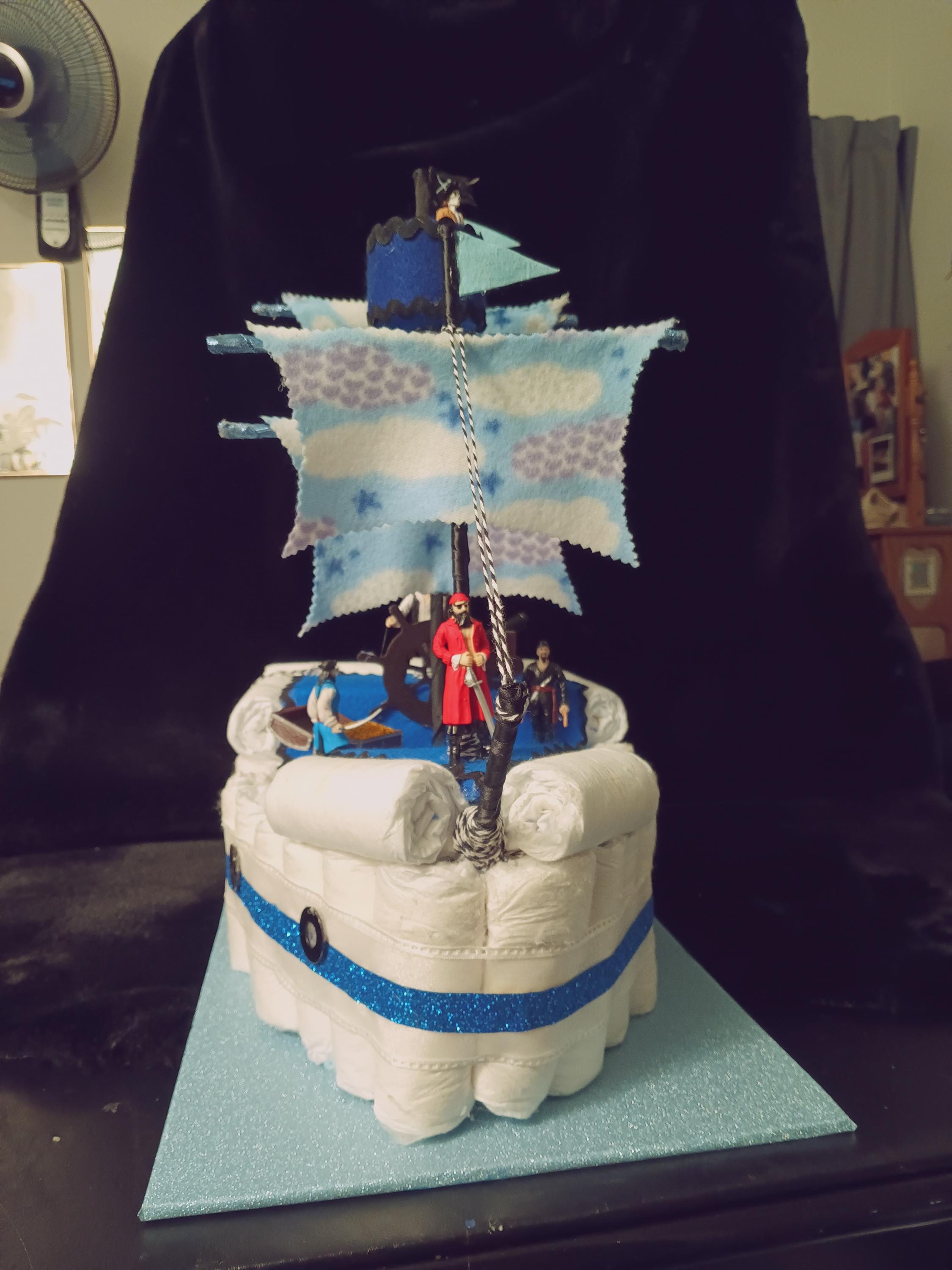 Diaper Cake Pirate Ship - Etsy