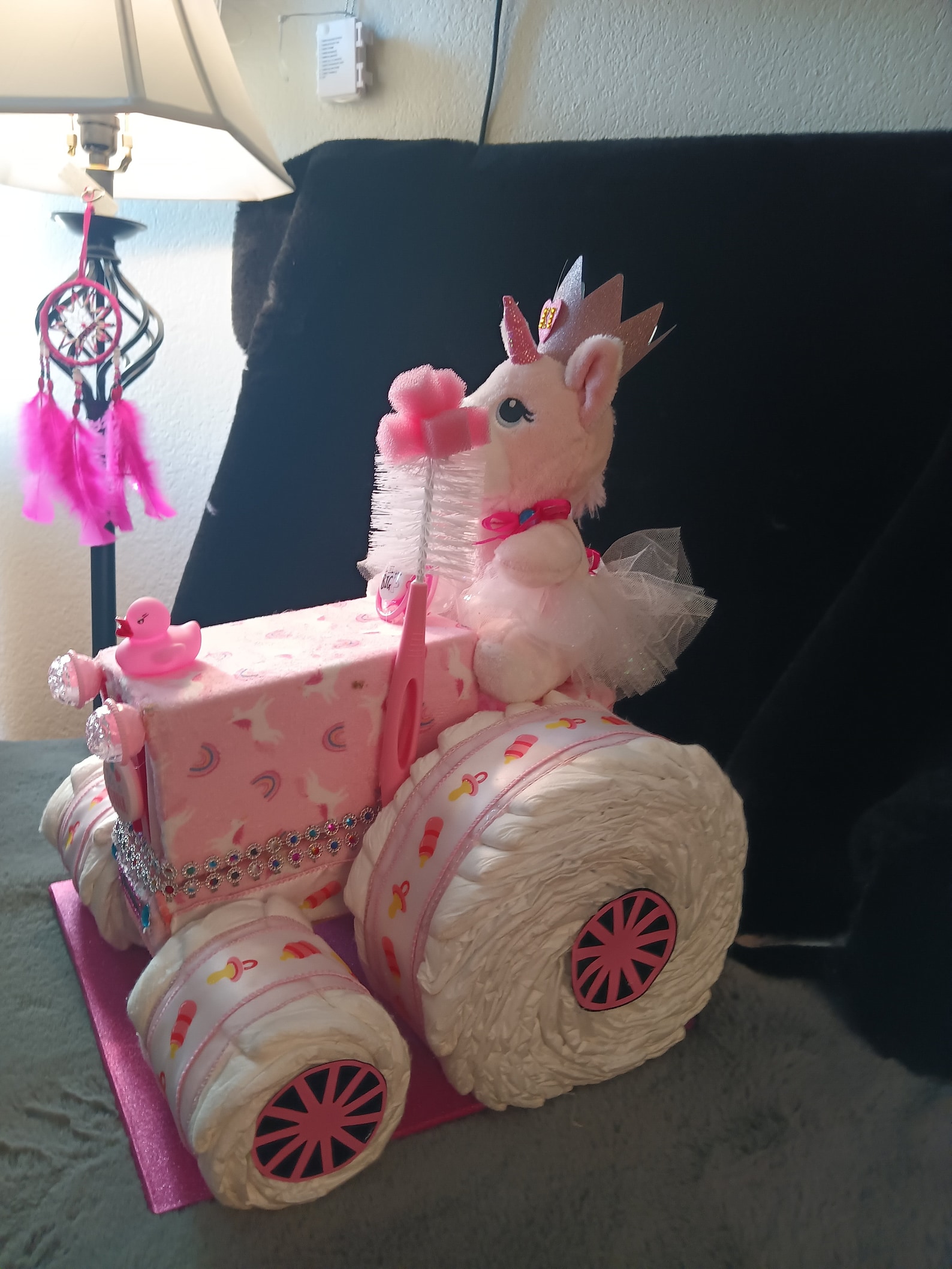 Tractor Diaper Cake - Etsy
