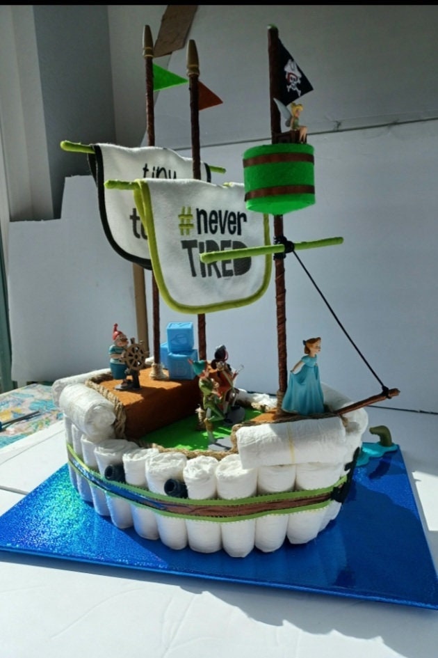 PIRATE SHIP Diaper Cake - Etsy
