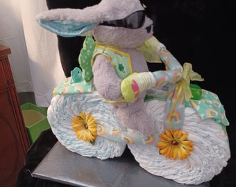 Motorcycle Diaper Cake - Etsy