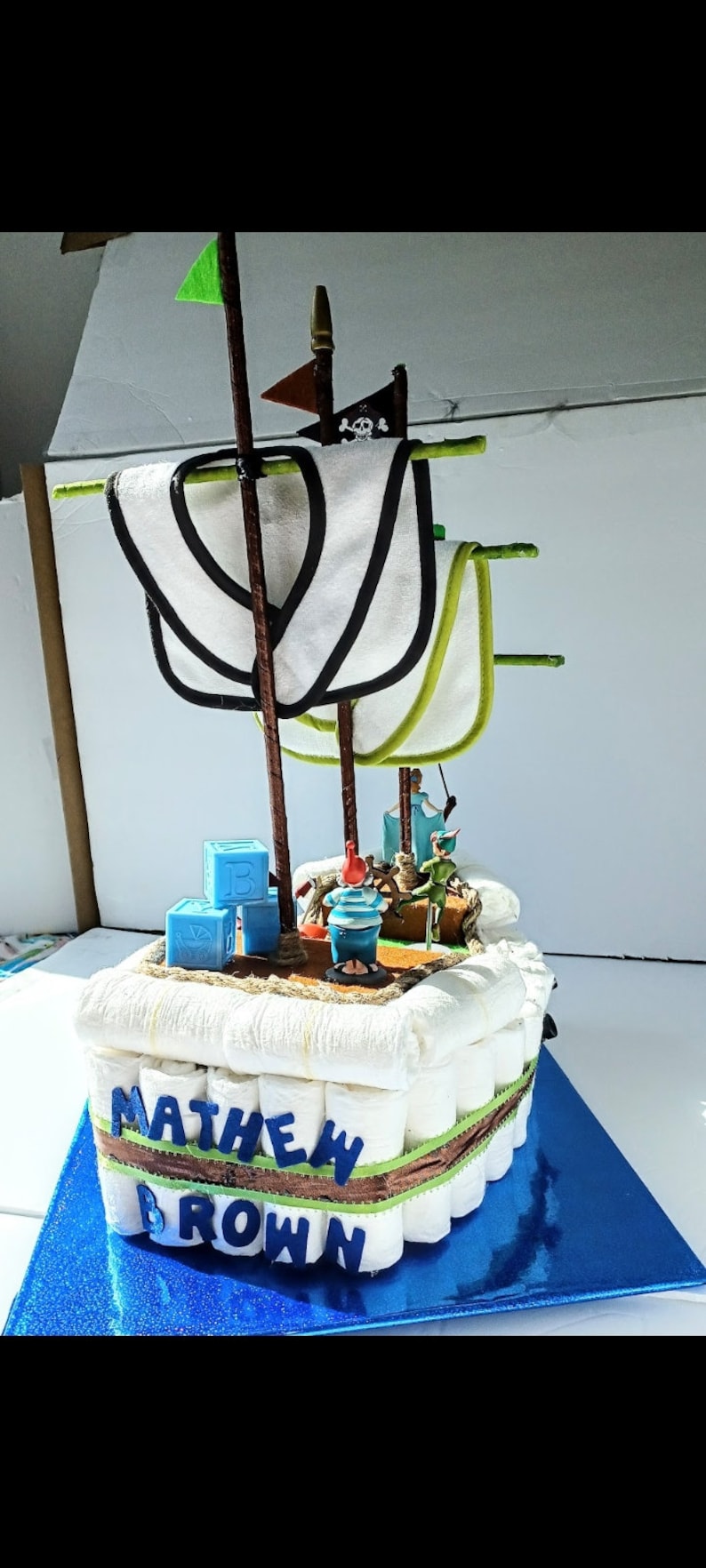 PIRATE SHIP Diaper Cake - Etsy