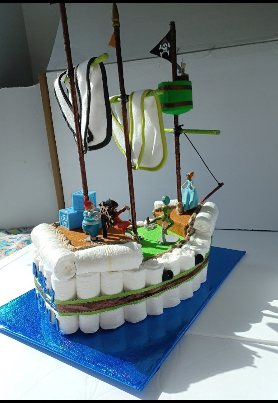 PIRATE SHIP Diaper Cake - Etsy