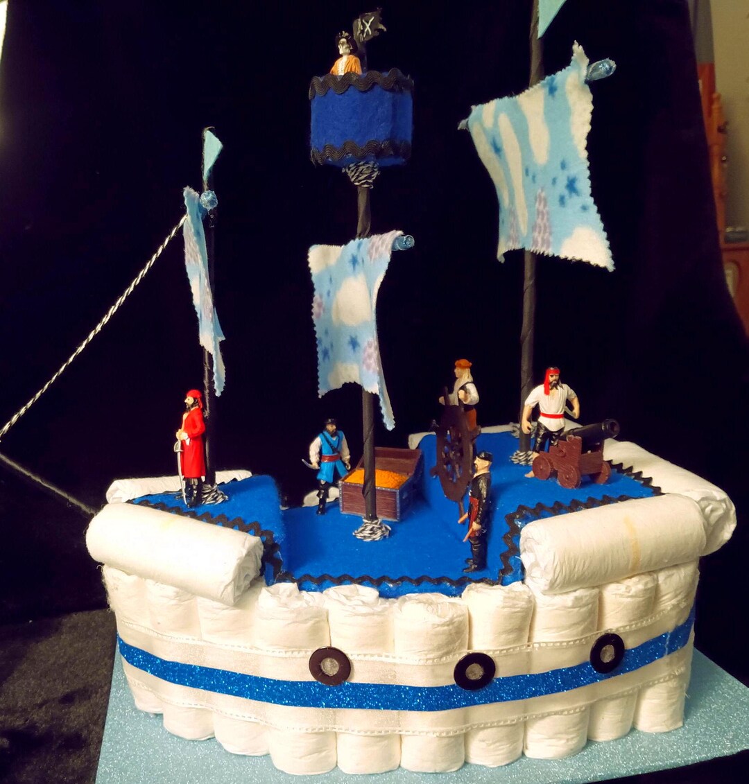 Diaper Cake Pirate Ship - Etsy