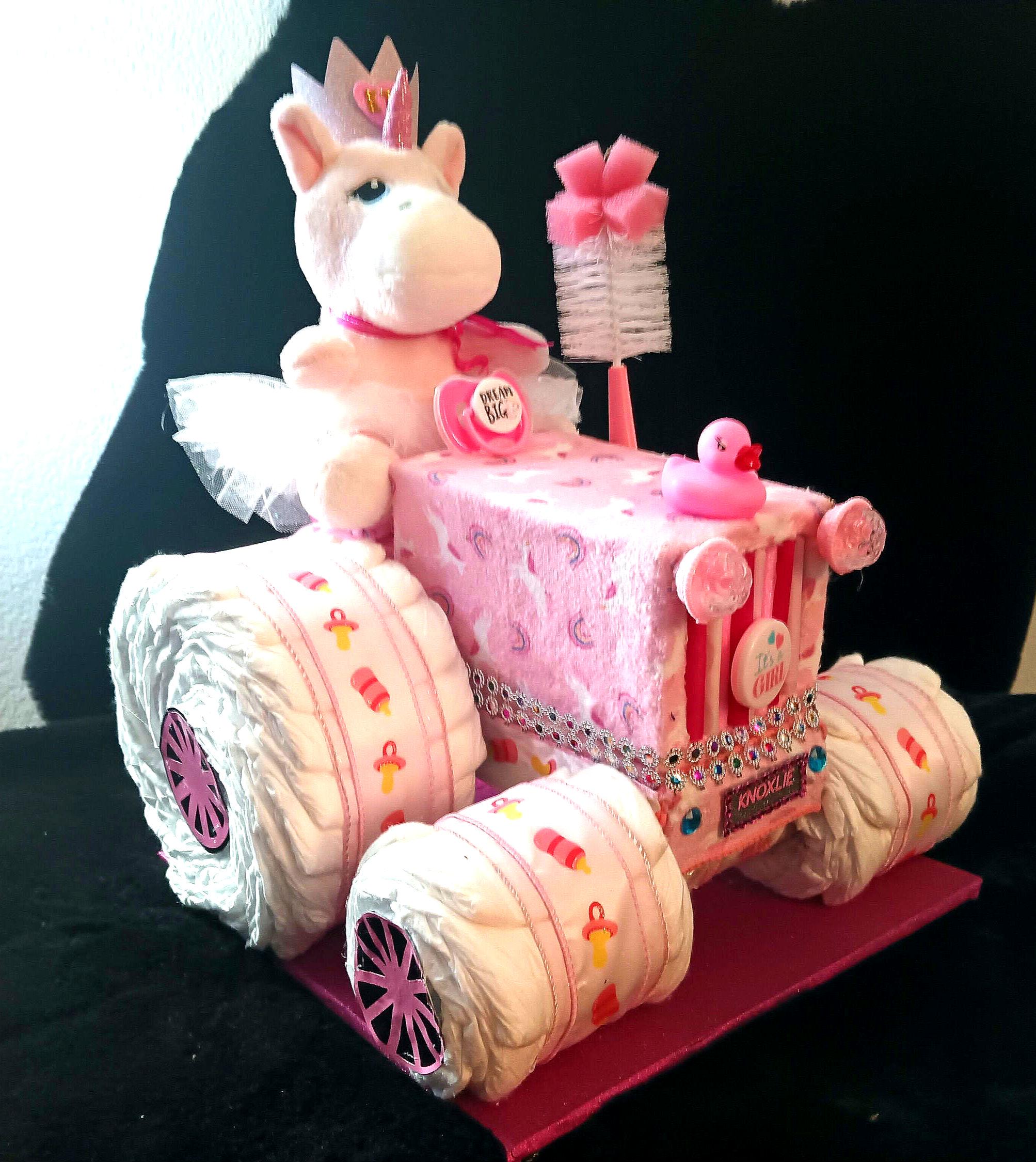 Tractor Diaper Cake - Etsy