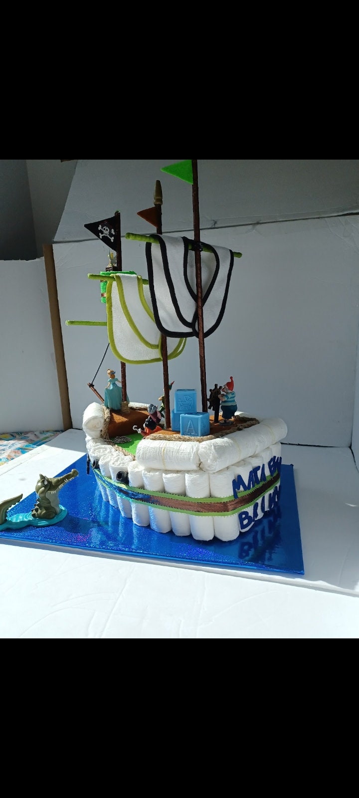 PIRATE SHIP Diaper Cake - Etsy