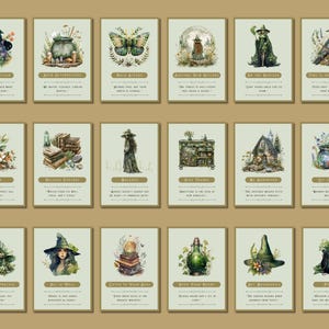 Oracle Card Deck: Whispers From the Unseen. 72 Printable Oracle Cards ...