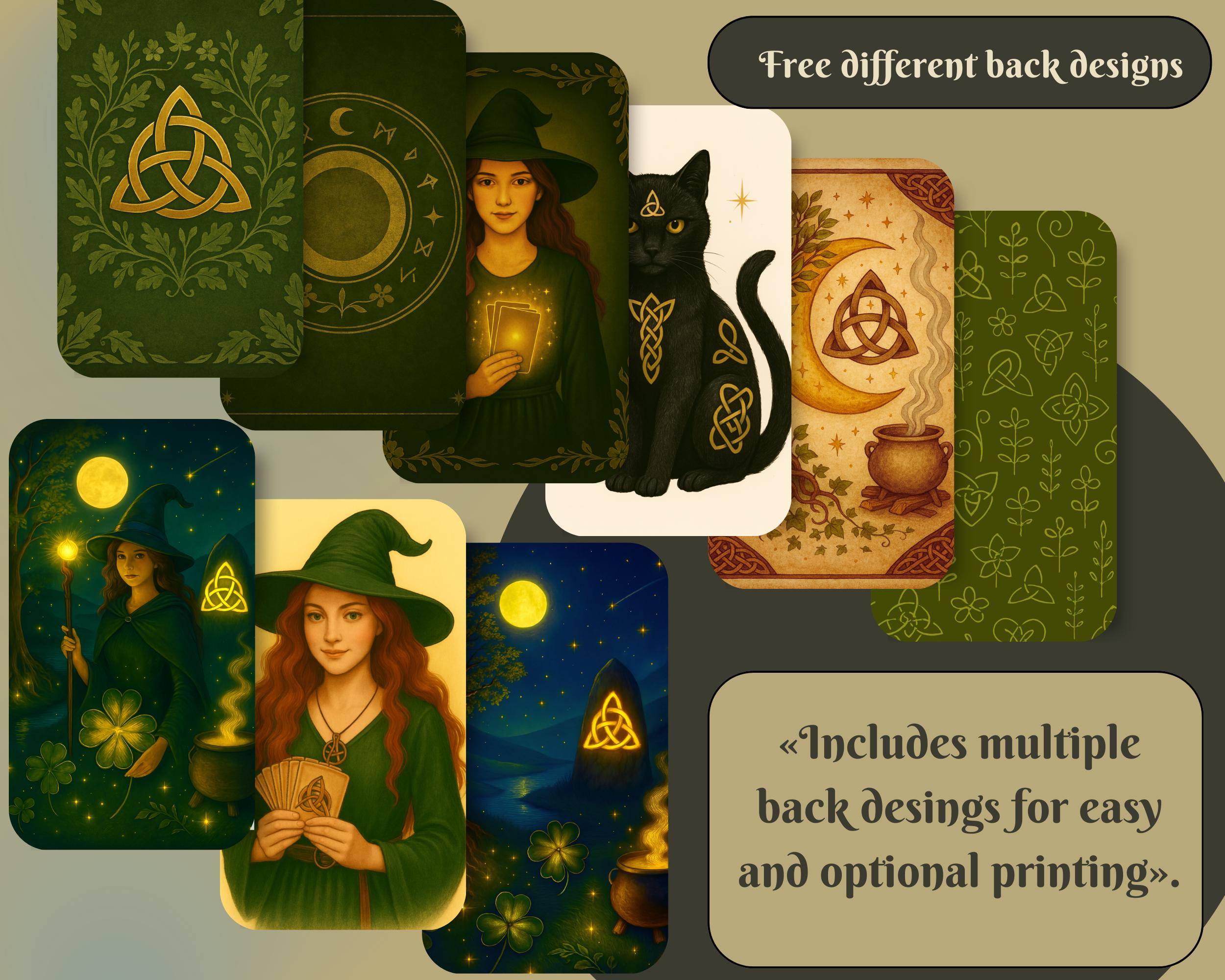 Celtic Spell Cards: 77 Daily Magic Spells + Witchcraft Planner ...