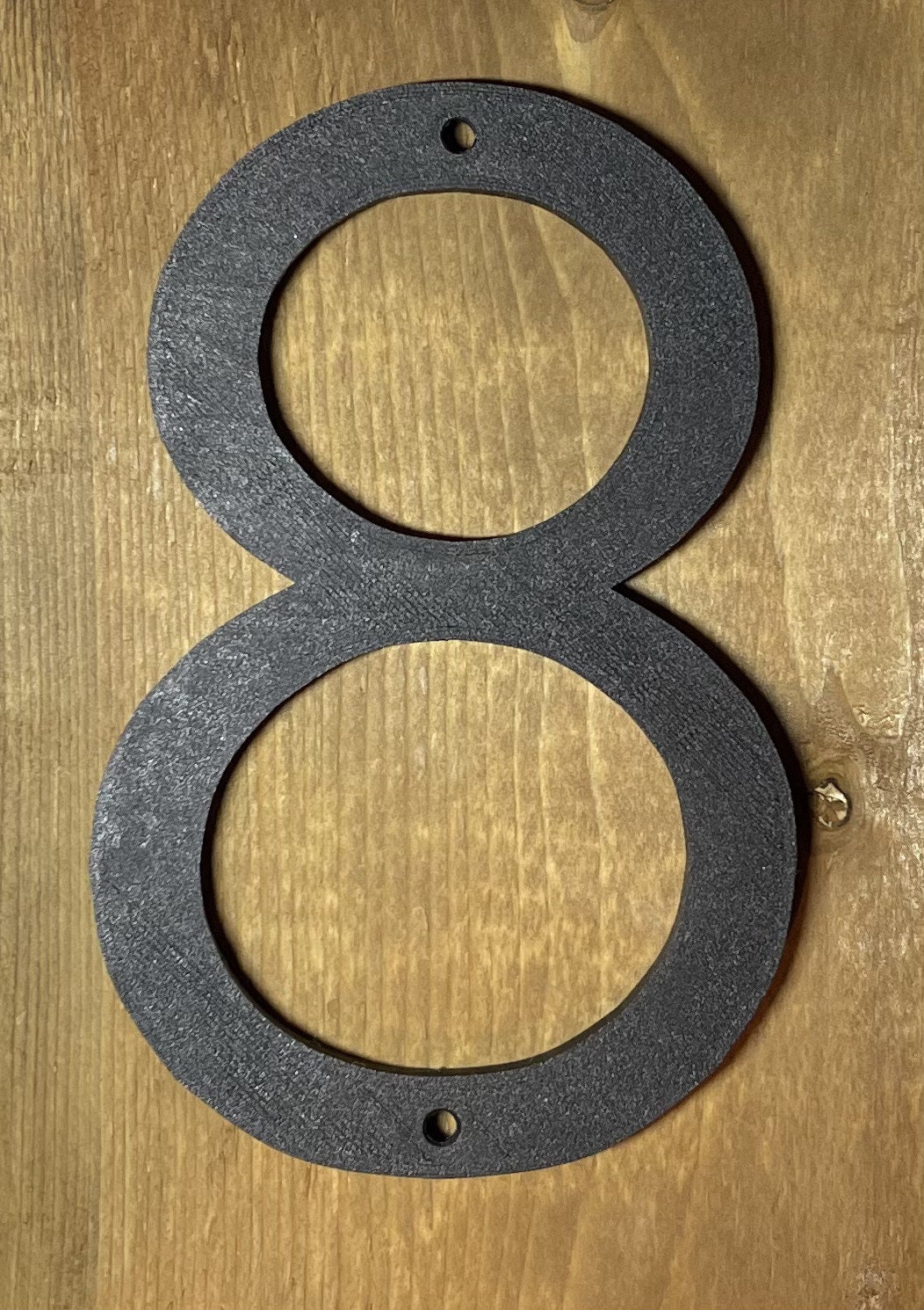 Custom Modern House Numbers, Custom Fonts, 8" Tall, Raised ...