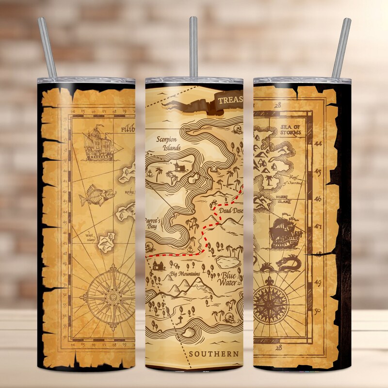 Pirate Treasure Map - Etsy