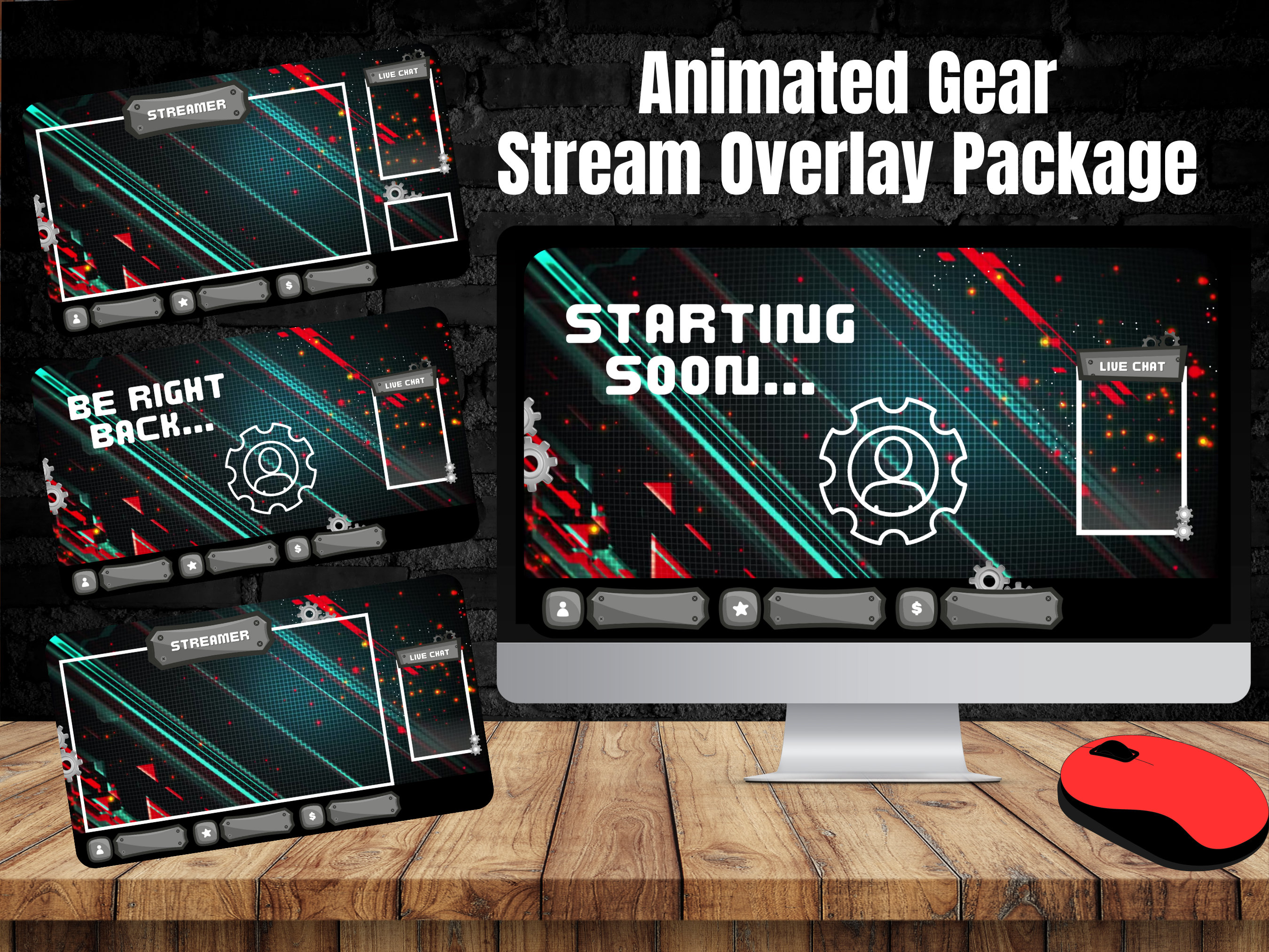Live Animated Gears