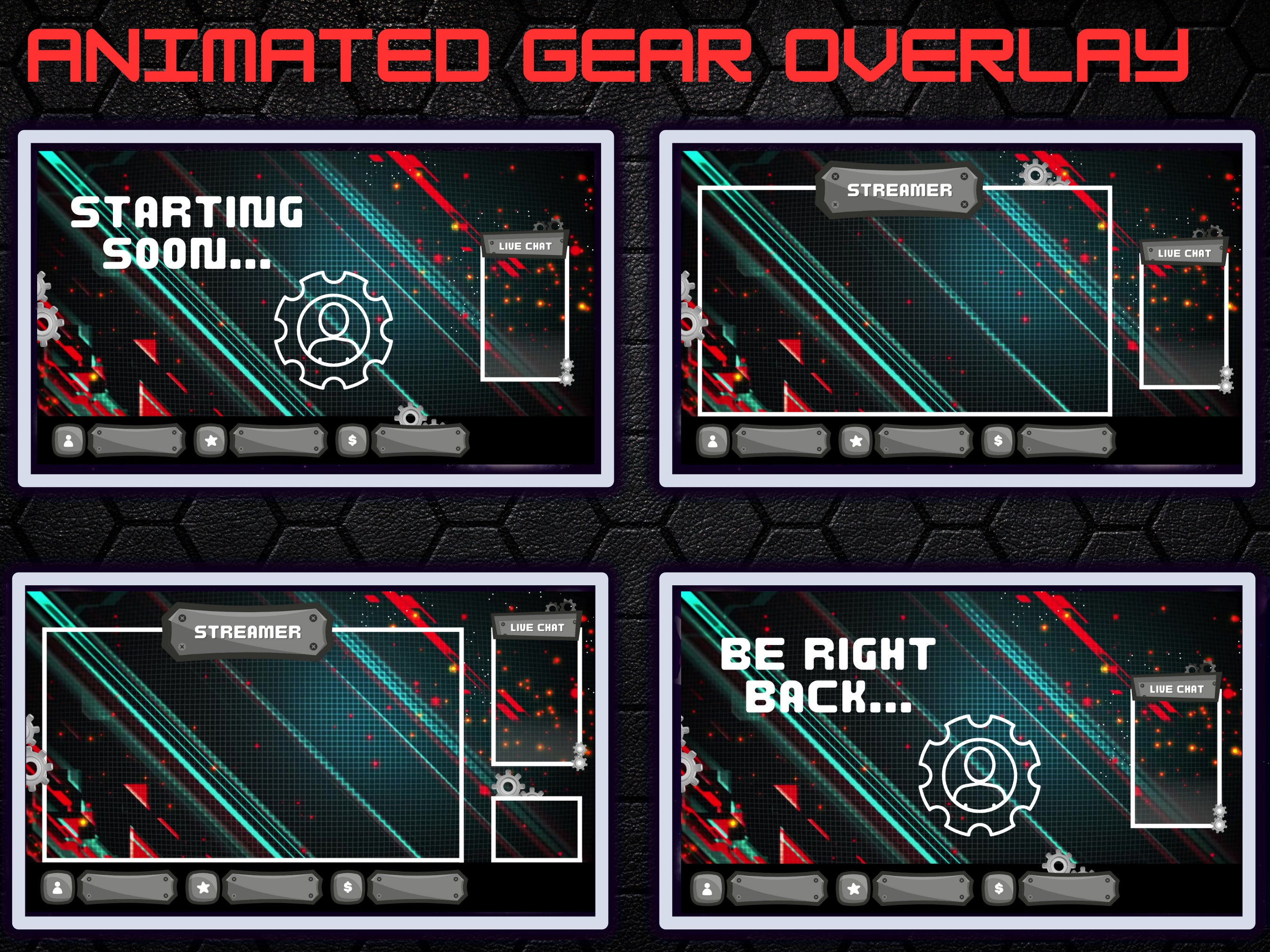 Live Animated Gears