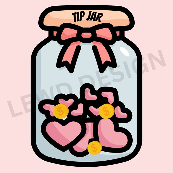 Button Tip Jar Twitch - Etsy