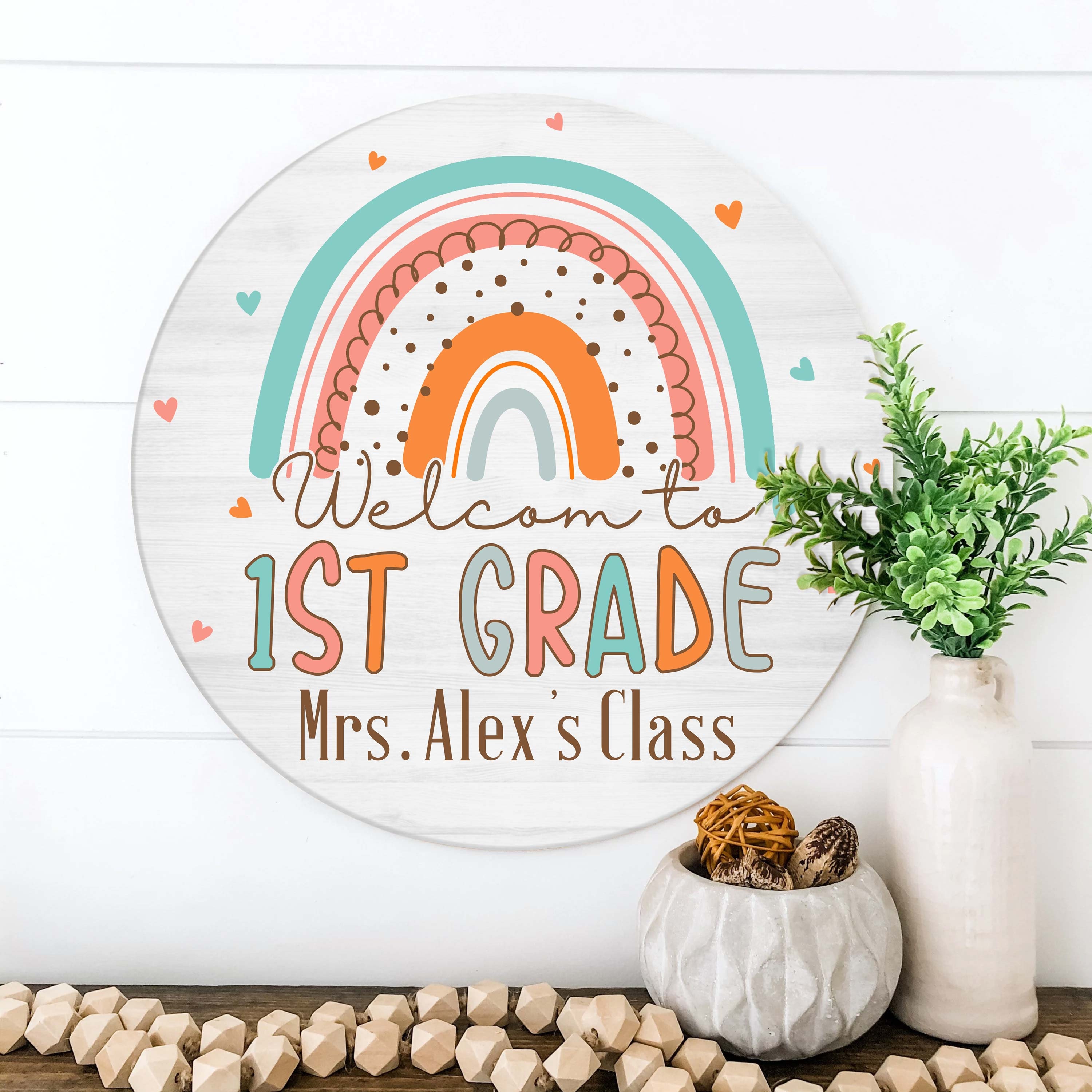 Personalized Teacher Door Sign Classroom Welcome Sign - Etsy