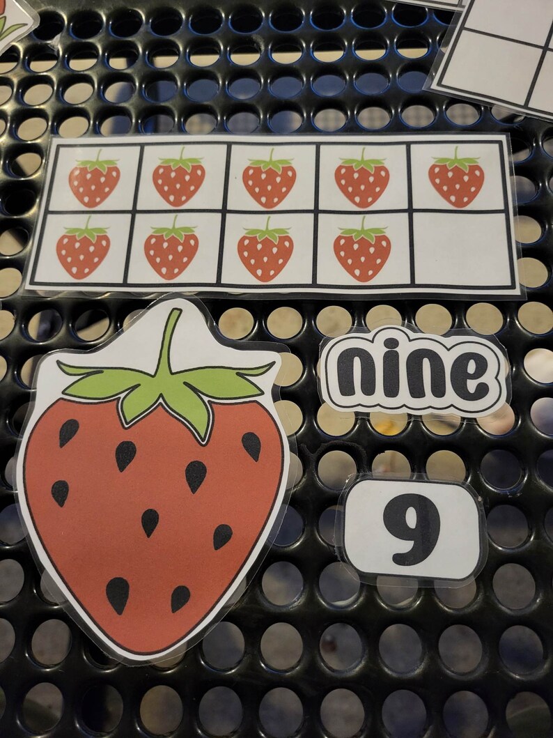 Ten Frame Counting Numbers Learning - Etsy