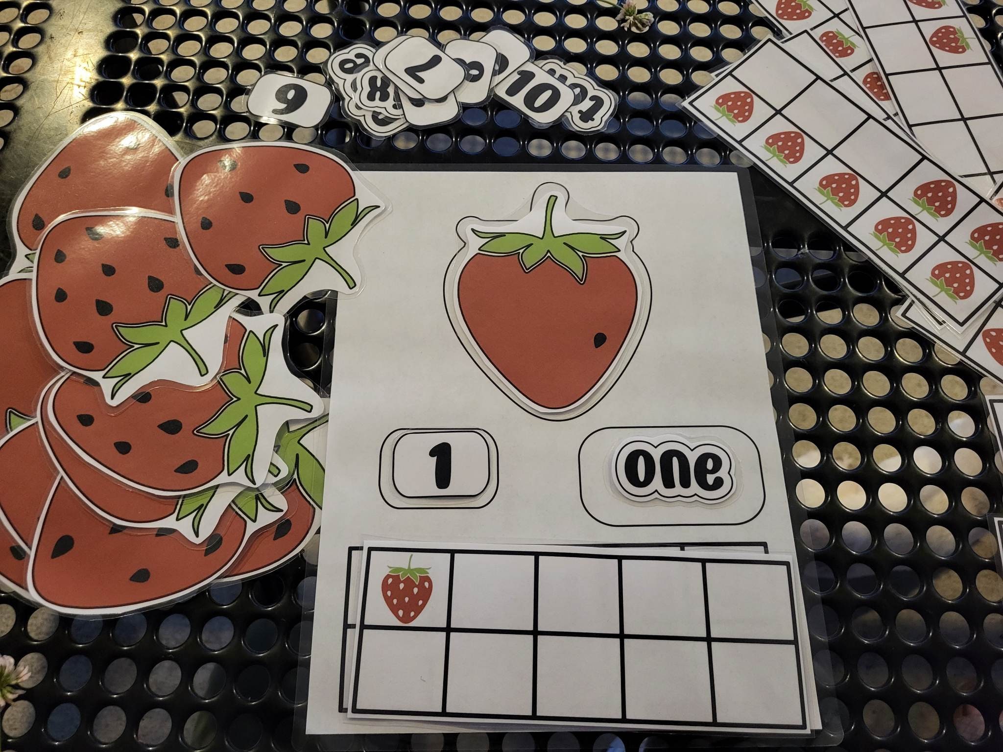 Ten Frame Counting Numbers Learning - Etsy