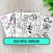 Printable Alphabet Coloring Pages - 26 Pages of Every Letter in the ...