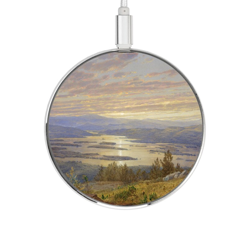 Art Mobile Charger 15W Wireless Charging Landscape Painting Pad - Qi ...