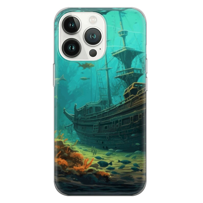 AI Art Sea Phone Case Underwater Ocean Cover Fit for iPhone 15 Pro Max ...