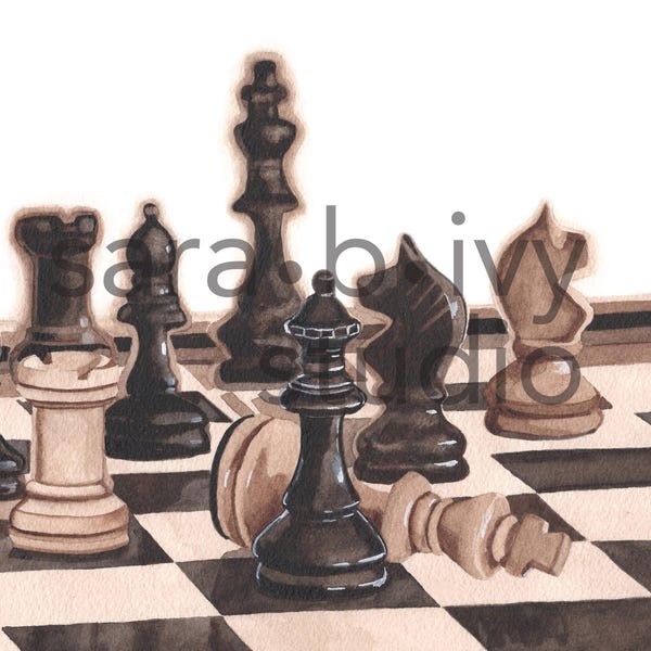 Checkmate Painting - Etsy
