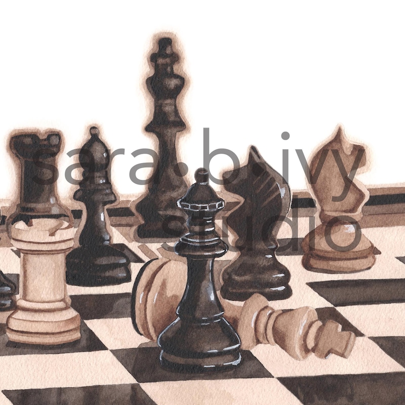 Checkmate Painting - Etsy