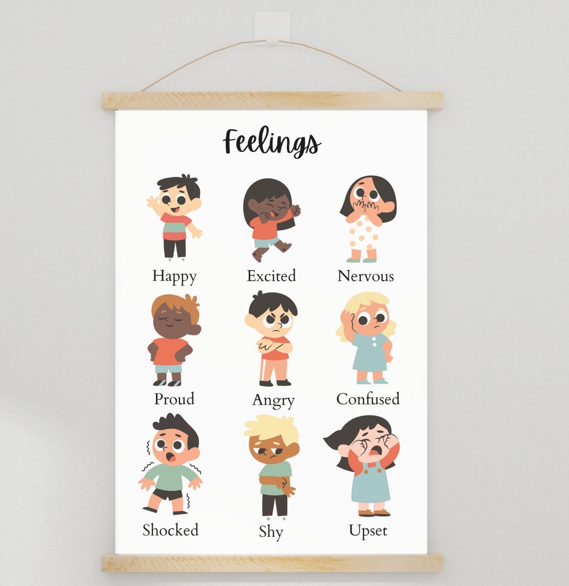 Feelings Poster, Calming Techniques, Calming Corner, Emotions Chart ...