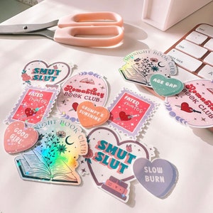 Fictional Men Lollipop Vinyl Sticker | Romance Book Kindle Sticker - Etsy