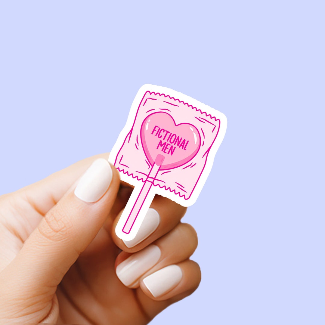 Fictional Men Lollipop Vinyl Sticker Romance Book Kindle Sticker - Etsy