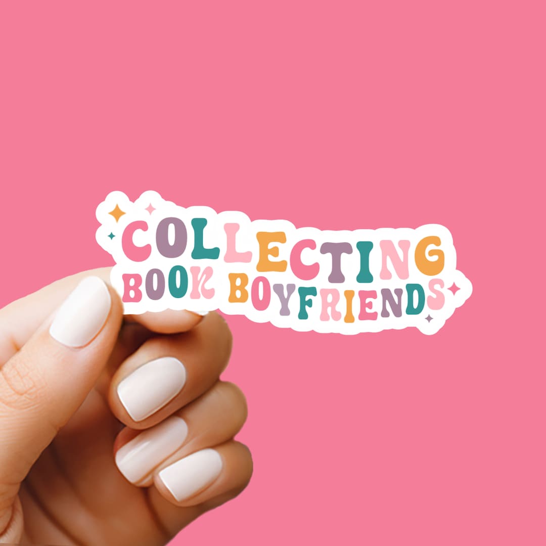 Collecting Book Boyfriends Vinyl Sticker Romance Book Kindle Sticker - Etsy