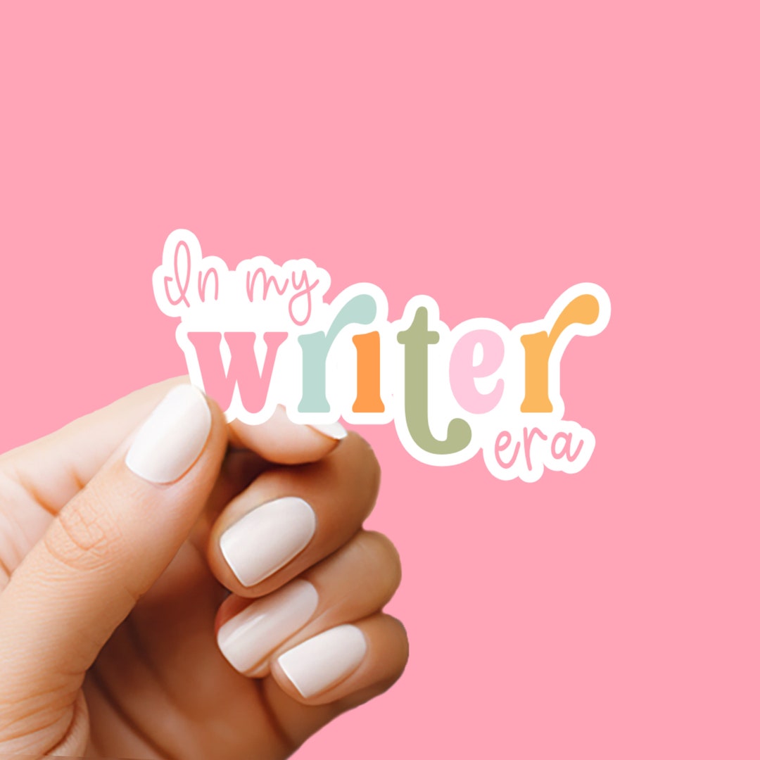 In My Writer Era Vinyl Sticker Romance Book Kindle Sticker - Etsy
